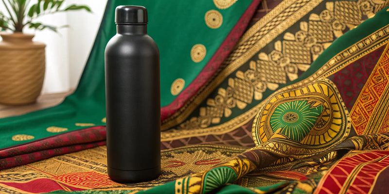 Stylish Black Water Bottles to Show Your Pride
