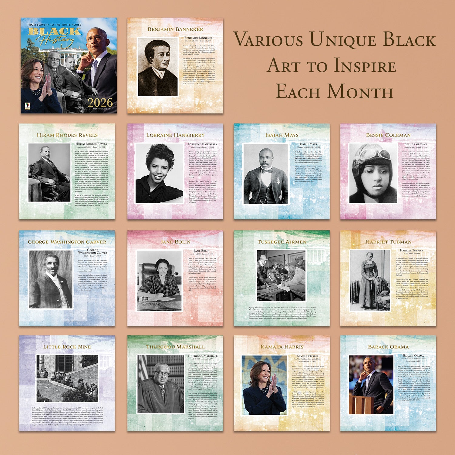 2026 Black History Calendar - African American Expressions
